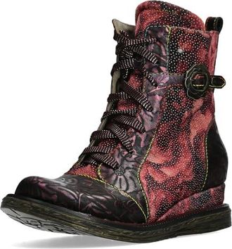 Laura Vita Bottines Femme Ercnaulto 43, Pointure:38 EU, La Couleur:Rouge