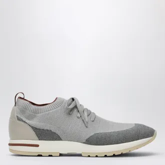 Loro Piana Sneaker 360 LP Flexy Walk grau aus Wolle
