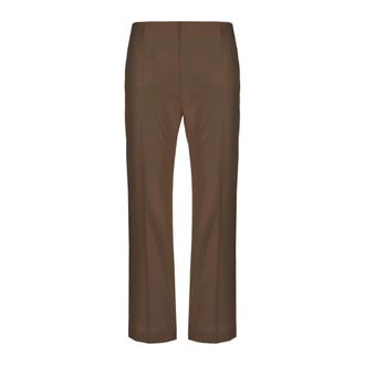 Alberta Ferretti Femme, Pantalons, Brun, Taille: 36 FR Pantalon Droit