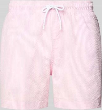 Jack & Jones Badehose aus Seersucker mit elastischem Bund Modell MAUI OCEAN