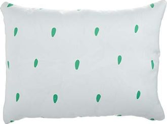 Bonamaison Le Jardin du Lin Kissen Zierkissenbezug Türkisweiß Kissenbezug, Weich Bequem, Für Zuhause Autos Büro Sofa Wohnzimmer Couch Schlafzimmer Dekor, 45x60 C