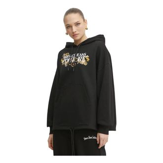 Versace Jeans Couture Damen, Sweatshirts & Hoodies, Schwarzk, XSGr&ouml;&szlig;e