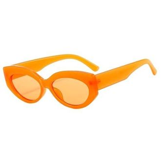 Generic Lunettes De Soleil D&eacute;coratives For Hommes Et Femmes, Monture Fine, Id&eacute;ales For Les Vacances, Activit&eacute;s Plein Air Le Sport(Orange)