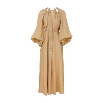 Zimmermann Mahon Maxi Kleid - - Dresses - Damen - Beige - L