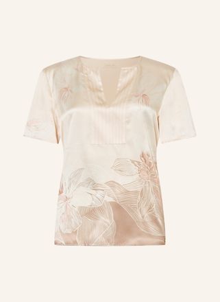 Marc Cain Blusenshirt Im Materialmix Mit Seide rosa
