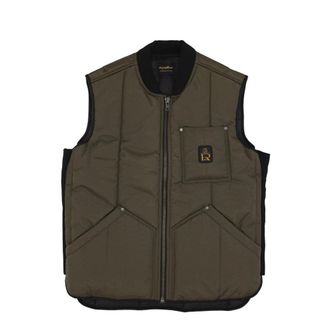 RefrigiWear Milit&auml;rgr&uuml;ne &auml;rmellose Weste Jacke - - Jackets - Herren - Gr&uuml;n - XL