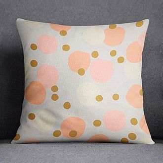 Bonamaison Le Jardin du Lin Kissenhüllen, Cotton, Mehrfarbig, 45x45