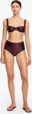 Arket Gl&auml;nzende Bikinihose -Rot