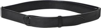 Orciani Homme, Accessoires, Noir, Taille: ONE Size Ceinture Minimaliste en Cuir Noir