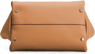 Tod's Exposed Grain Leather Tote Bag - Tan