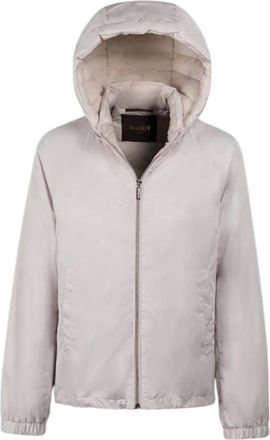 Moorer Femme, Vestes, Beige, Taille: 34 FR Soave Bomber Jacket