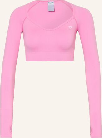 Gymshark Gymshark Cropped-Longsleeve Vital pink