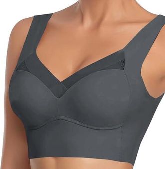 Generic G&eacute;n&eacute;rique Soutiens-Gorge Femme avec Bonnet Complet Fermeture Devant avec Maintien Souple Soutien Gorge Grande Taille sans Armature Confort Seamless po