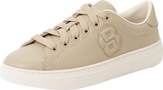 BOSS Boss Baskets Kieran_Tenn_alembb pour Femme, Beige Clair, 36 EU