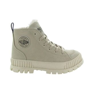 Palladium Bottes &agrave; Zip Chaudes pour la Neige - Femme - Chaussures - Beige - Taille: 38 EU