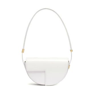 Patou Femme, Sacs, Blanc, Taille: ONE Size Sac bandoulière blanc à rabat