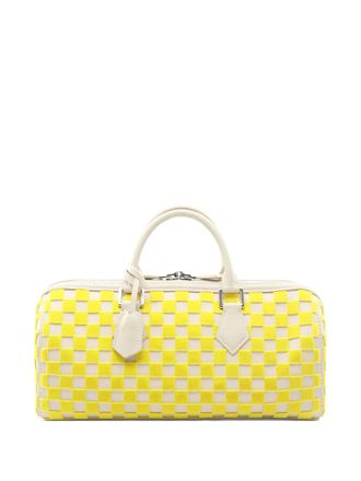 Louis Vuitton sac cabas EW Speedy Damier cubique (2013) - Jaune