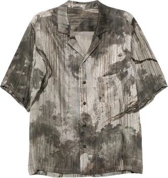 Ziggy Chen Printed Silk Shirt