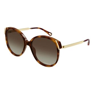 Chlo&eacute; Sonnenbrille mit Stil 002 - - Accessories - Damen - Braun - 58 MM