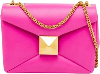 Valentino Sac bandouli&egrave;re en cuir Pre-owned - Femme - Pre-owned - Rose - Taille: ONE Size