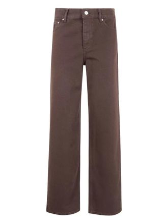 By Malene Birger Hose im Five-Pocket-Design - Braun