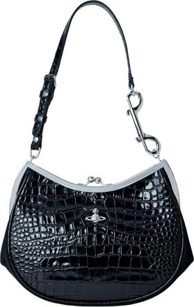 Vivienne Westwood Femme, Sacs, Noir, Taille: ONE Size Charm Frame Shoulder Bag