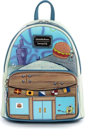 Loungefly Spongebob Squarepant Krusty Krab Womens Double Strap Shoulder Bag Purse