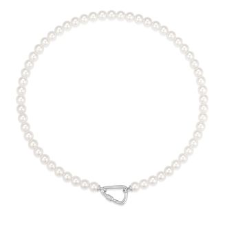 Ania Haie Halskette - 925er Sterlingsilber Shell Pearl - Gr. unisize - in Silber - f&uuml;r Damen