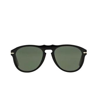 Persol Homme, Accessoires, Noir, Taille: 56 MM Lunettes de Soleil Classiques Noires