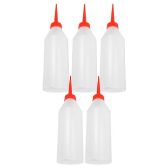 Cabilock SEWACC 5 St&uuml;ck N&auml;hmaschinen&ouml;lspender 500 ml mit Langem Ausguss Nadel&ouml;ler &Ouml;lkanister Spender aus Kunststoff f&uuml;r Pr&auml;zise &Ouml;ldosierung bei N&auml;hmaschinen un