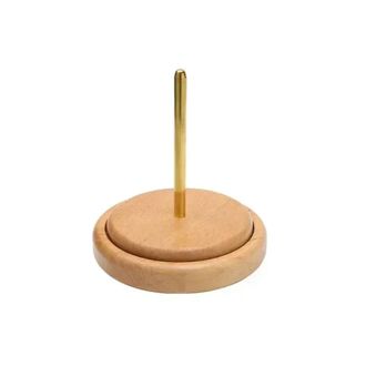 Generic Holzgarnhalter, Spinn- und Strickwerkzeuge, Anf&auml;nger-H&auml;kelzubeh&ouml;r, St&auml;nder, N&auml;hgarnspule, Wollkn&auml;uelwickler(Pattern1)