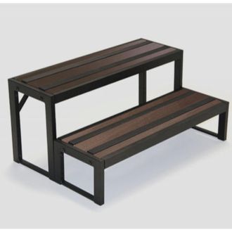 Villeroy & Boch Whirlpool Treppe Select Woodland Brown Whirlpooltreppe - Villeroy&boch