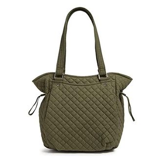 Vera Bradley Sac &agrave; main Glenna en coton pour femme, Vert lierre grimpant - Coton recycl&eacute;, Taille unique