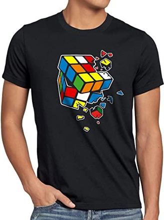 style3 Cube Explosion T-Shirt Homme Sheldon, Taille:XL