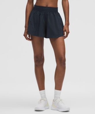 lululemon Short de running Shake It Out taille haute pour Femmes - 6 cm - Bleu - Taille 2XS