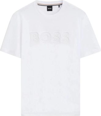 HUGO BOSS T-shirt C-Thompson - Homme - Tops - Blanc - Taille: XL