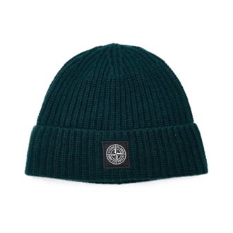 Stone Island Beanies - Homme - Accessoires - Vert - Taille: ONE Size