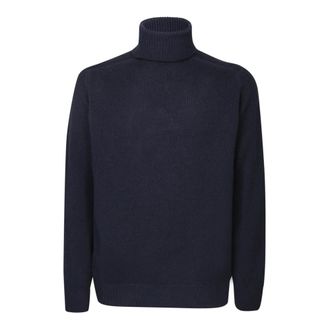 Dell'Oglio High Neck Pullover - - Knitwear - Herren - Blau - M