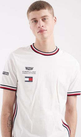Tommy Hilfiger x Cadillac - F1 Replica - T-Shirt in Wei&szlig;