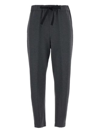 Semicouture pantalon Buddy &eacute;lastique &agrave; lien de resserrage - Gris