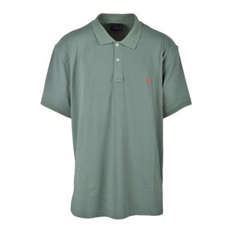 Peuterey Homme, Tops, Vert, Taille: 3XL Polo en Piqu&eacute; Stretch Nylon