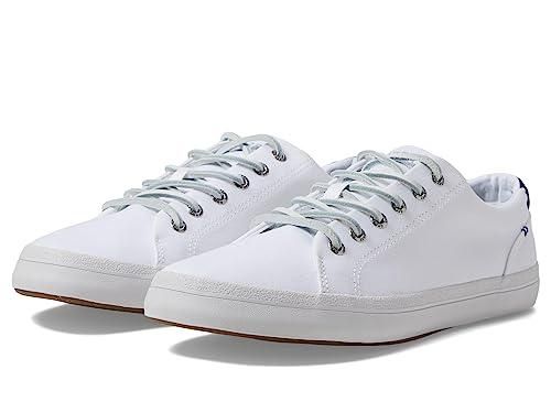 White leather sperry sneakers store