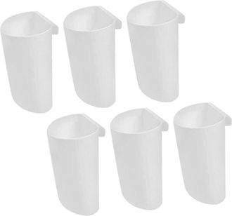 Valiclud 6 St&uuml;ck Teiliges H&auml;ngend f&uuml;r Salonwagen Kompakte Plastik Organizer Eimer Platzsparend Stabil und Vielseitig f&uuml;r Tattoo Haushaltsbedarf
