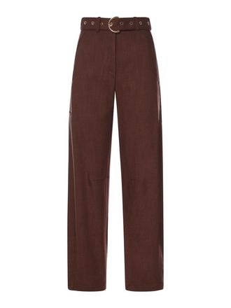Pinko Pantalons D&eacute;contract&eacute;s - Marron