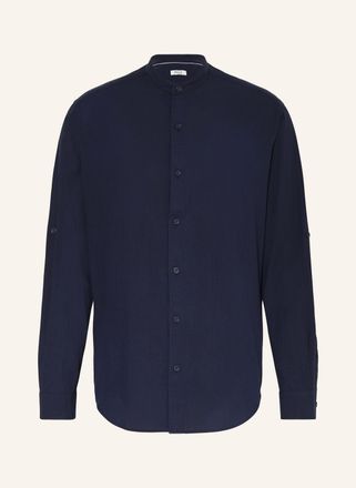 Paul Paul Hemd Slim Fit Mit Stehkragen blau