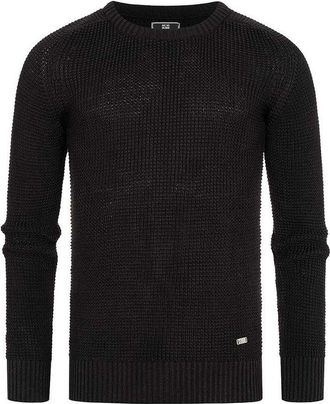 R-Neal Rundhalspullover Business Strickpullover Herren Rundhals Pullover Strick Pulli S - 3XL