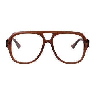 Chlo&eacute; Lunettes de vue Aviateur - Femme - Accessoires - Brun - Taille: 56 MM