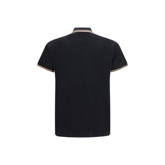 Vivienne Westwood Mens Black Cotton Polo Shirt