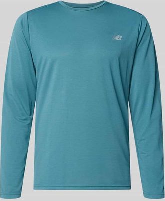 New Balance Funktionsshirt mit Rundhalsausschnitt und Logo
