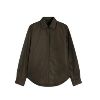 Aspesi Milit&auml;rhemd mit St&uuml;ckf&auml;rbung - - Blouses & Shirts - Damen - Gr&uuml;n - L